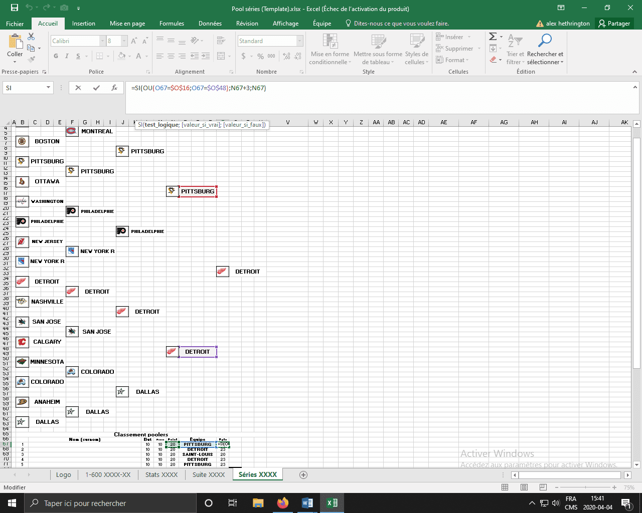 Excel 2016 Fonction SI ET OU Excel 2016 Fonction SI ET OU